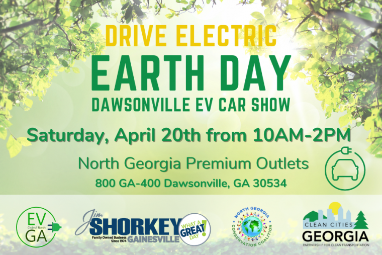Drive Electric Earth Day Dawsonville EV Car ShowClean Cities Georgia